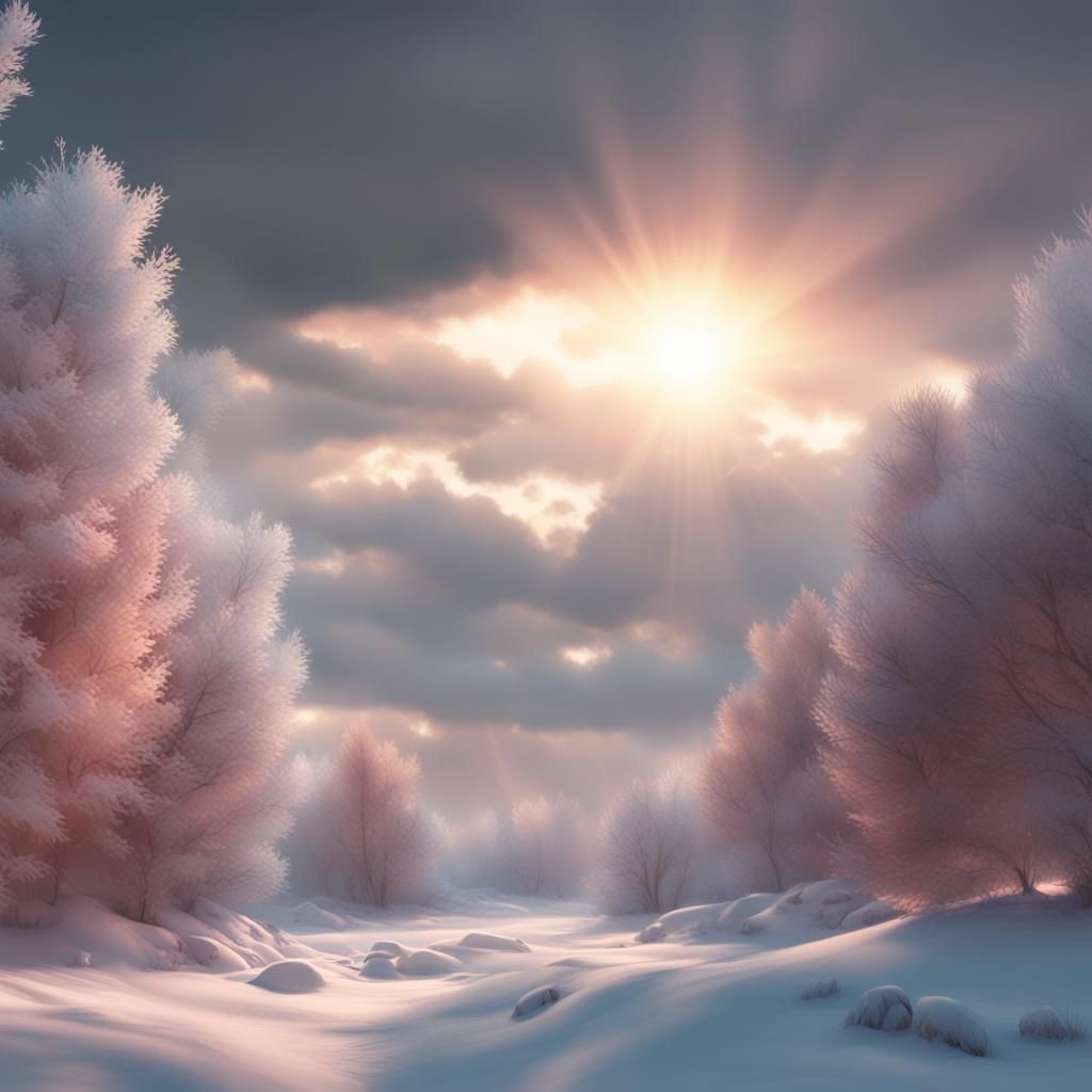 winter scene, somber, Art Hoe, drawing, DSLR, Zbrush rendering, 500px ...
