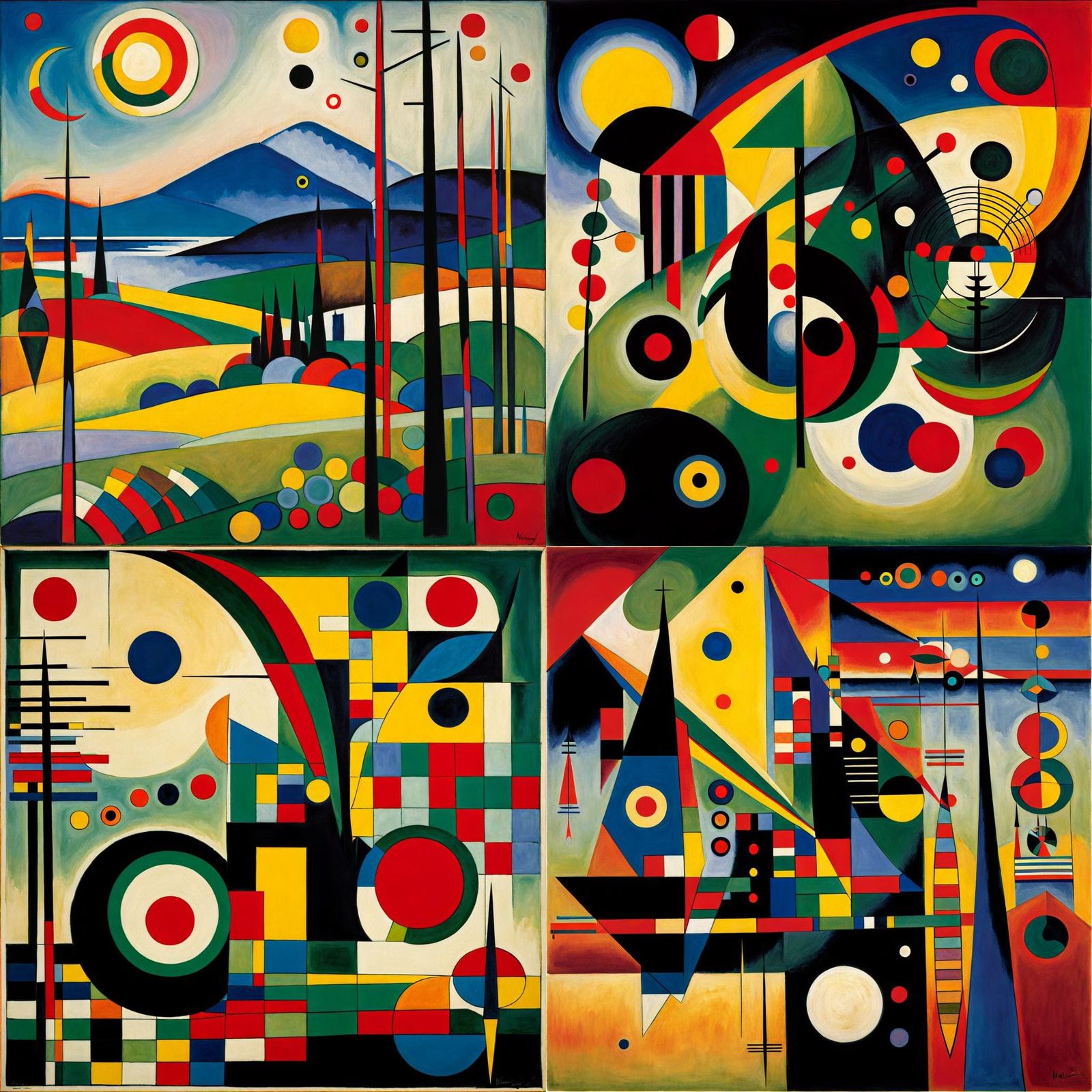 Artist Studies 1663 : by Wassily Kandinsky - AI Generated Artwork ...