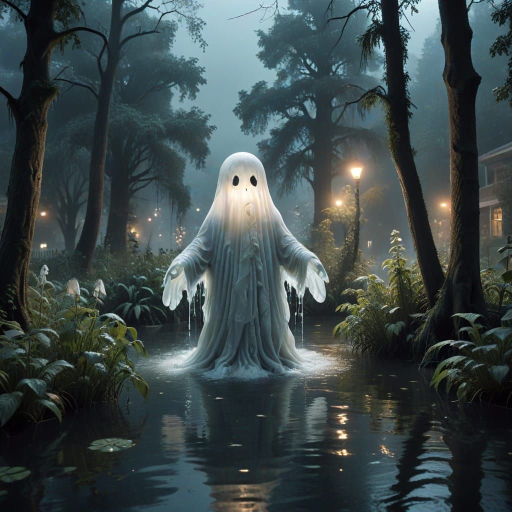 What I Assume All Ghosts Look Like - Silly Ghost Distorts Ic...