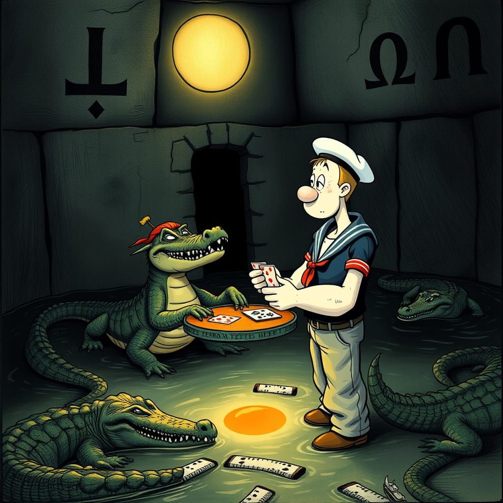 Popeye The Sailor Man + Alligator Alcatraz + Alpha and Omega + prison ...