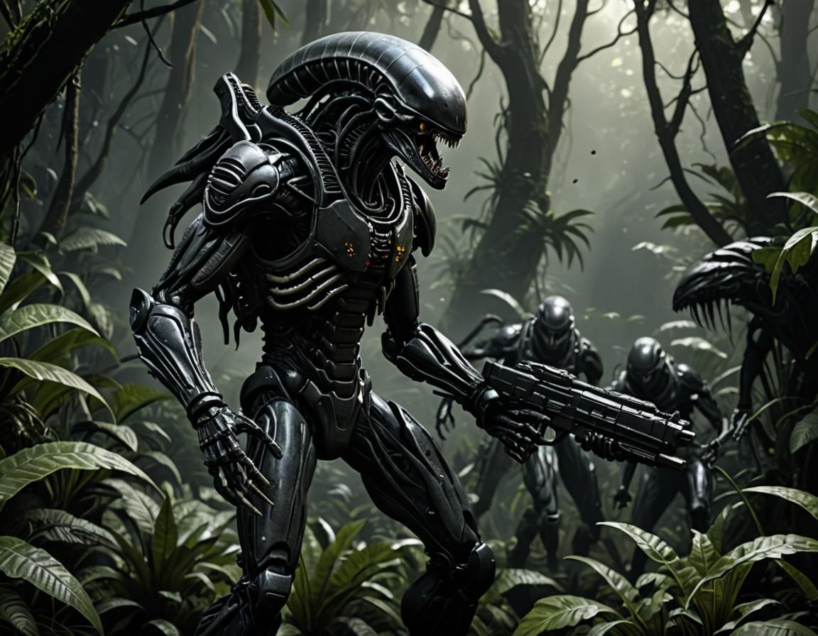 Xeno soldier morph - AI Generated Artwork - NightCafe Creator