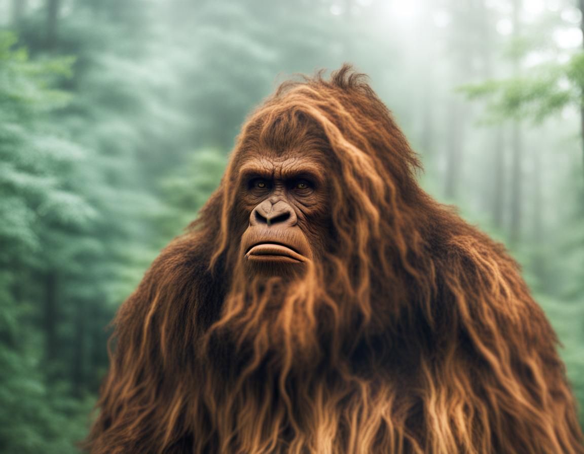 Cryptid series: Nguoi Rung - AI Generated Artwork - NightCafe Creator