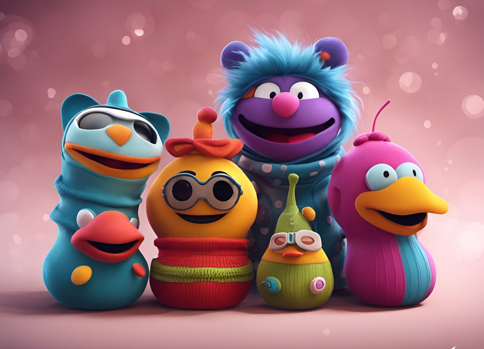 Muppet's New Cast - AI Generated Artwork - NightCafe Creator