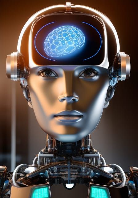 Mrs. Robot - AI Generated Artwork - NightCafe Creator