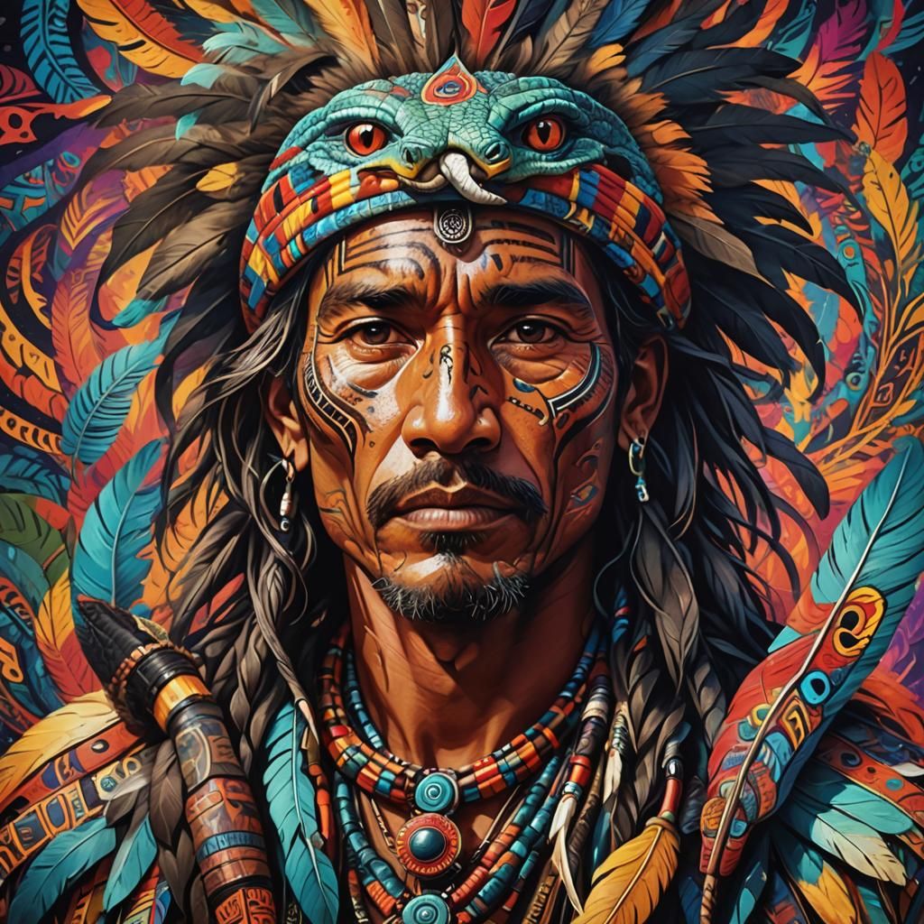 Kukulcan trip - AI Generated Artwork - NightCafe Creator