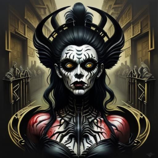 🧟zombie goddess 🧟 - AI Generated Artwork - NightCafe Creator