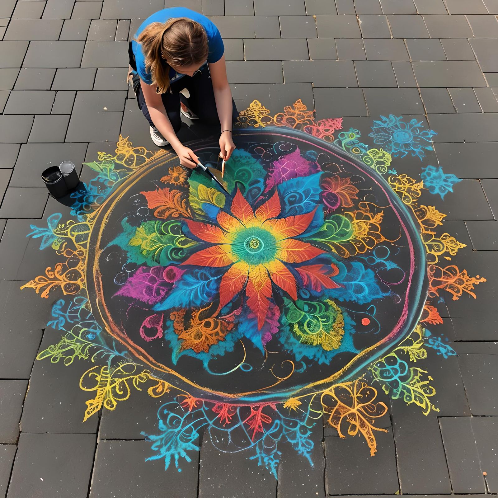 The Power of Chalk - AI Generated Artwork - NightCafe Creator