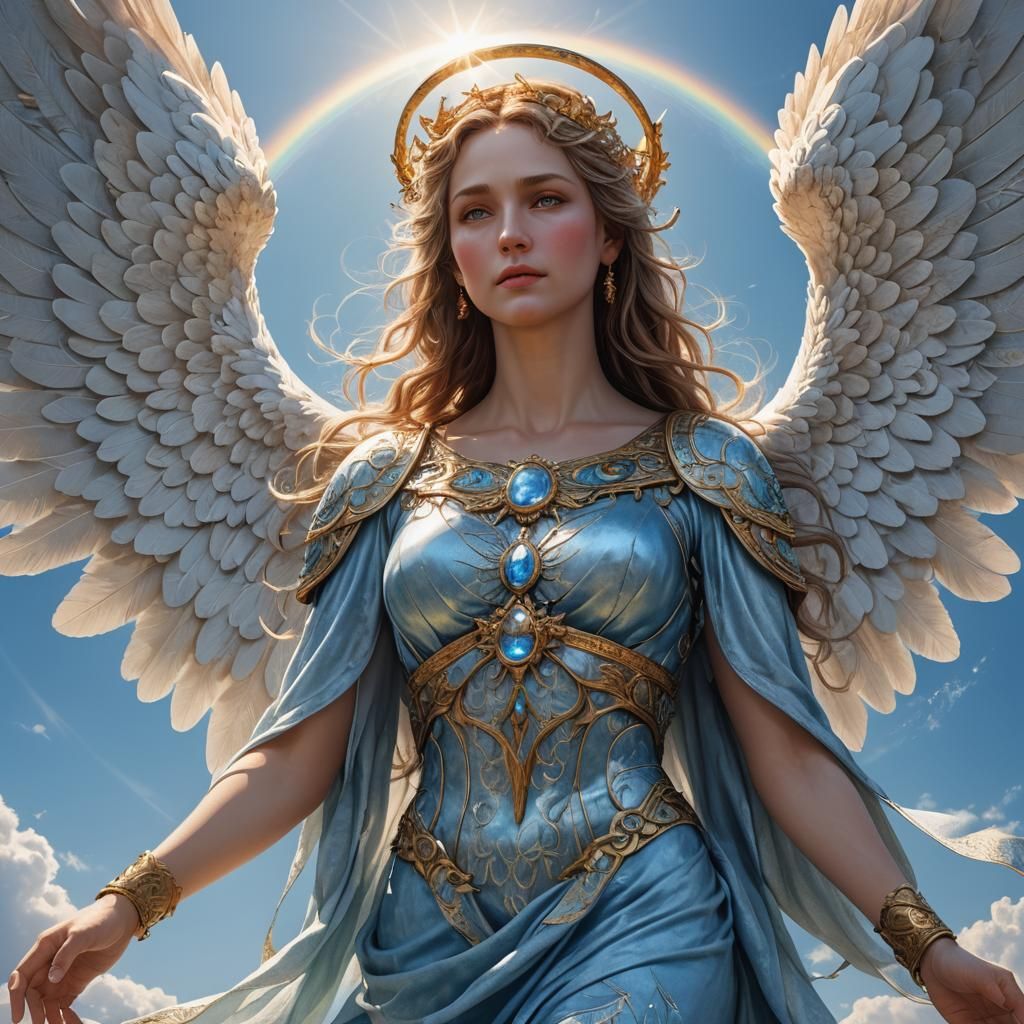 celestial, Angel Women - AI Generated Artwork - NightCafe Creator