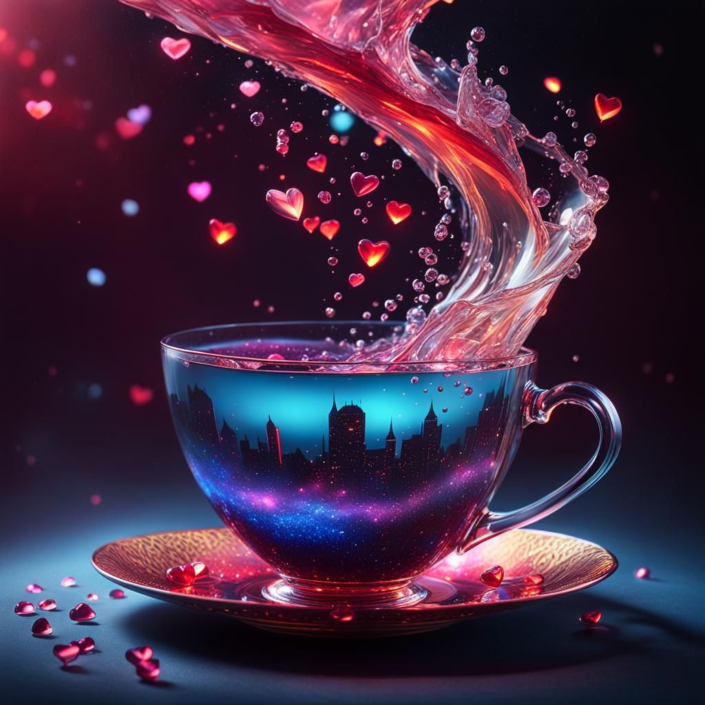 My Love Overflows. - AI Generated Artwork - NightCafe Creator