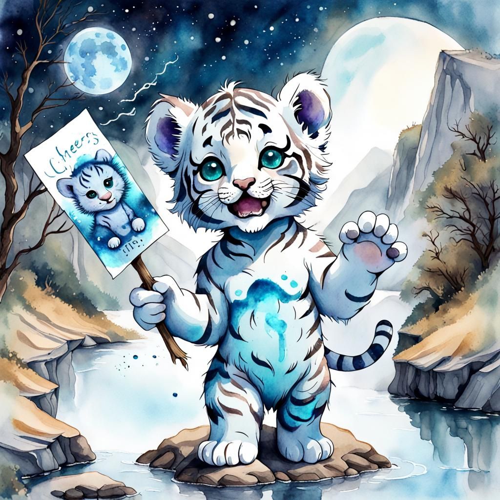 Tiger says …. - AI Generated Artwork - NightCafe Creator