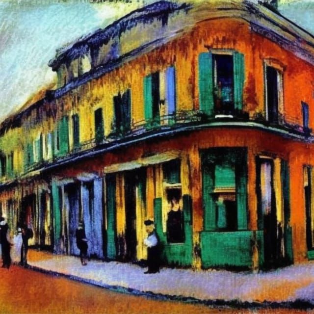 French Quarter Color - AI Generated Artwork - NightCafe Creator