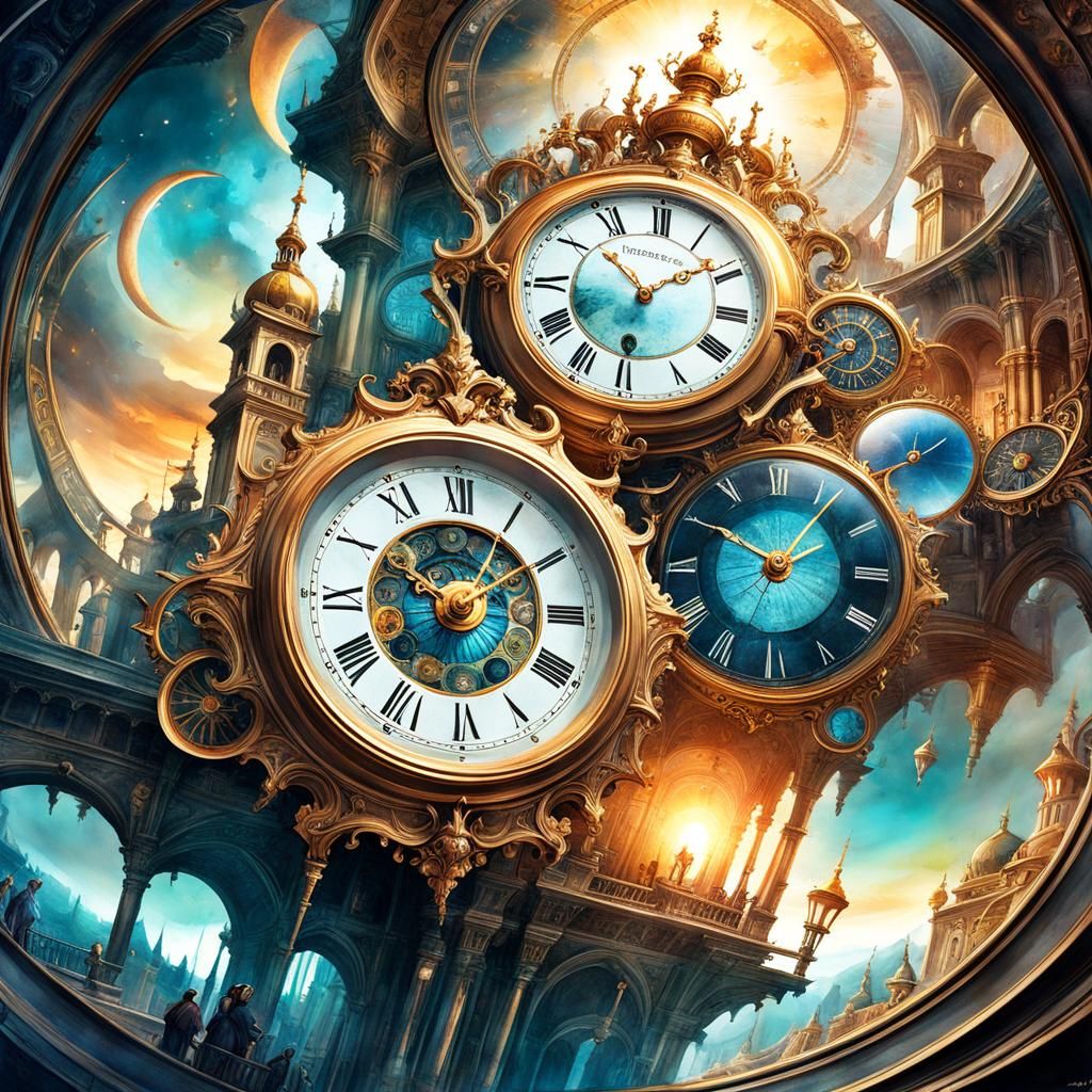 Perception of Time - AI Generated Artwork - NightCafe Creator