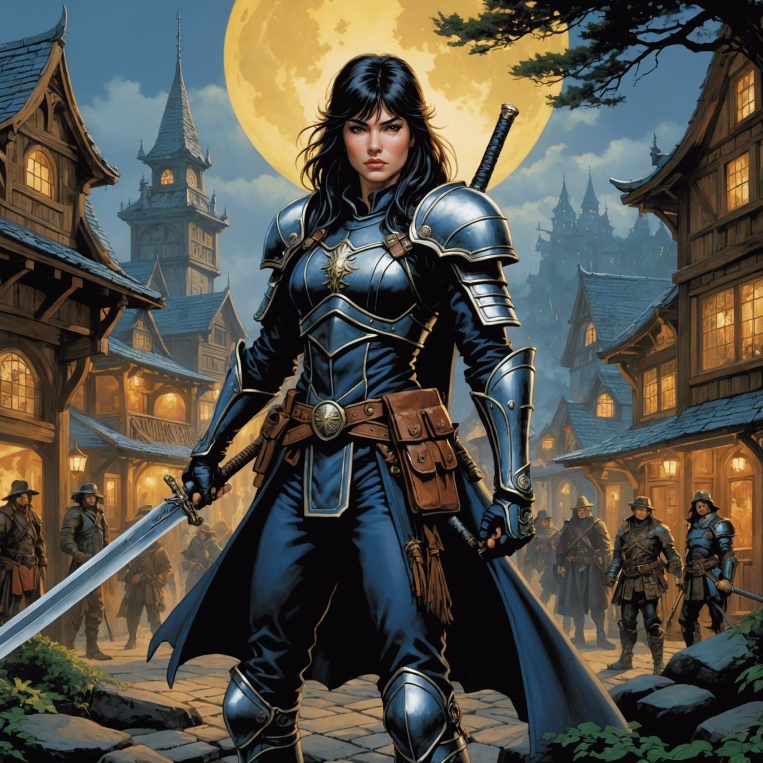 Warrior, Leader, Hero, Mother - AI Generated Artwork - NightCafe Creator