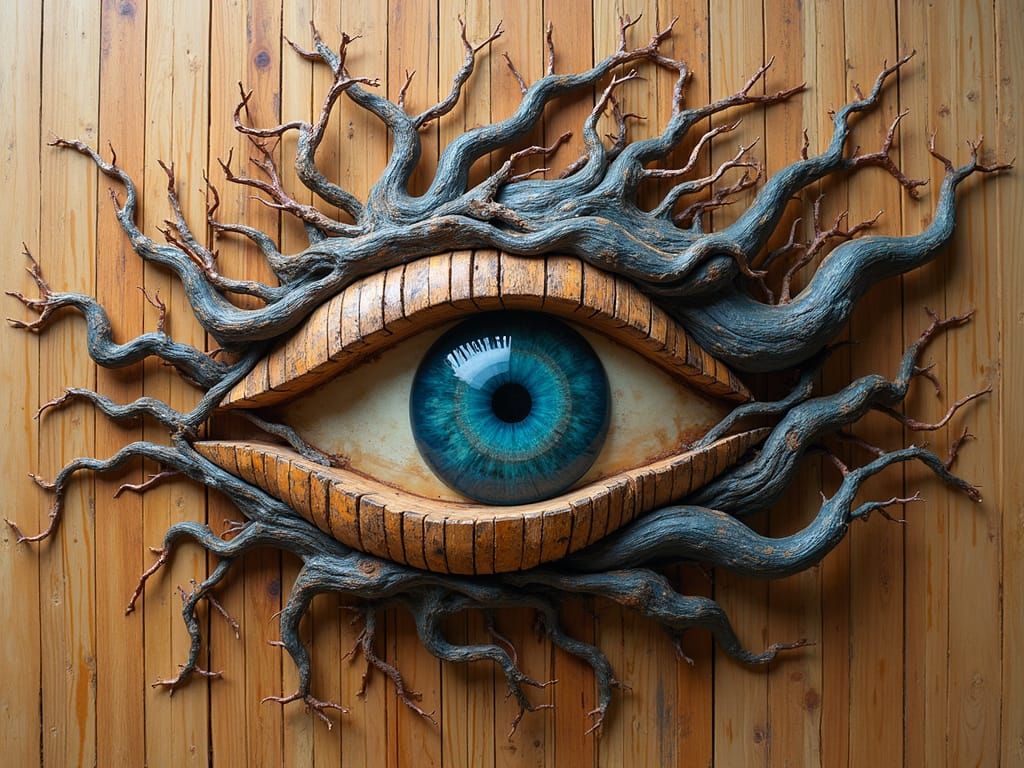 Folded Wood Embraces a Full-Body Living Entropic Algorithm