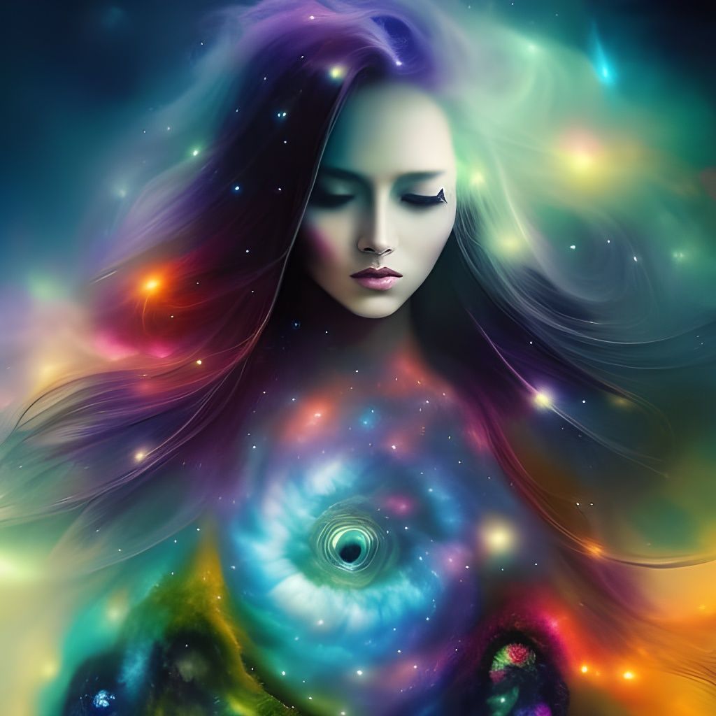 Cosmic Adele - AI Generated Artwork - NightCafe Creator