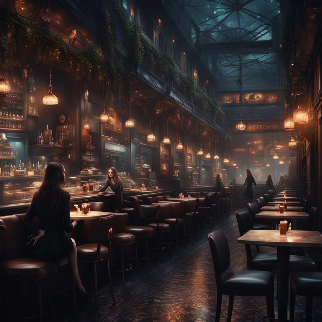 night cafe girl - AI Generated Artwork - NightCafe Creator