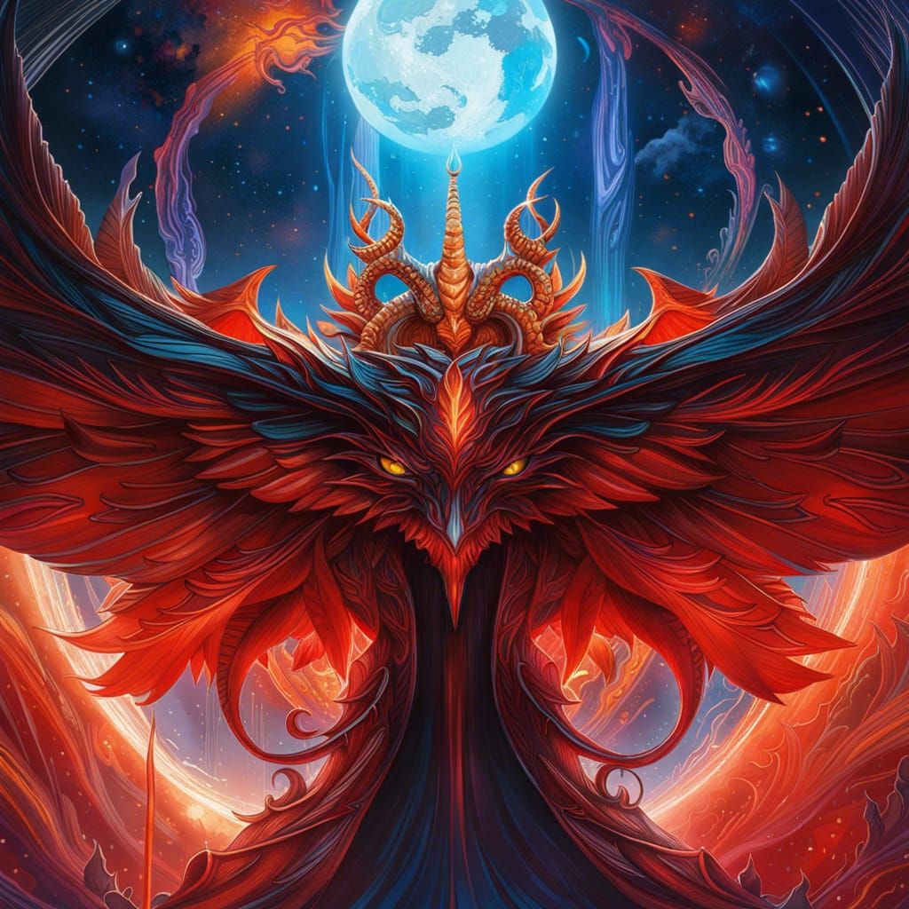 Phoenix Fantasy - AI Generated Artwork - NightCafe Creator