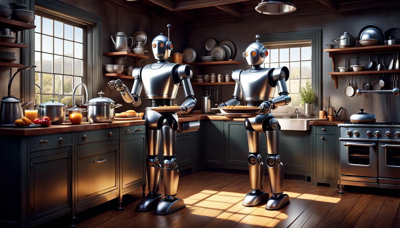 Premium Cooking Bots - AI Generated Artwork - NightCafe Creator