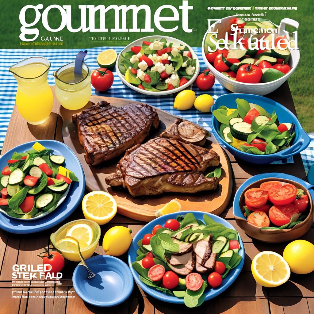 Gourmet Magazine for "Summer Eats" - AI Generated Artwork - NightCafe ...