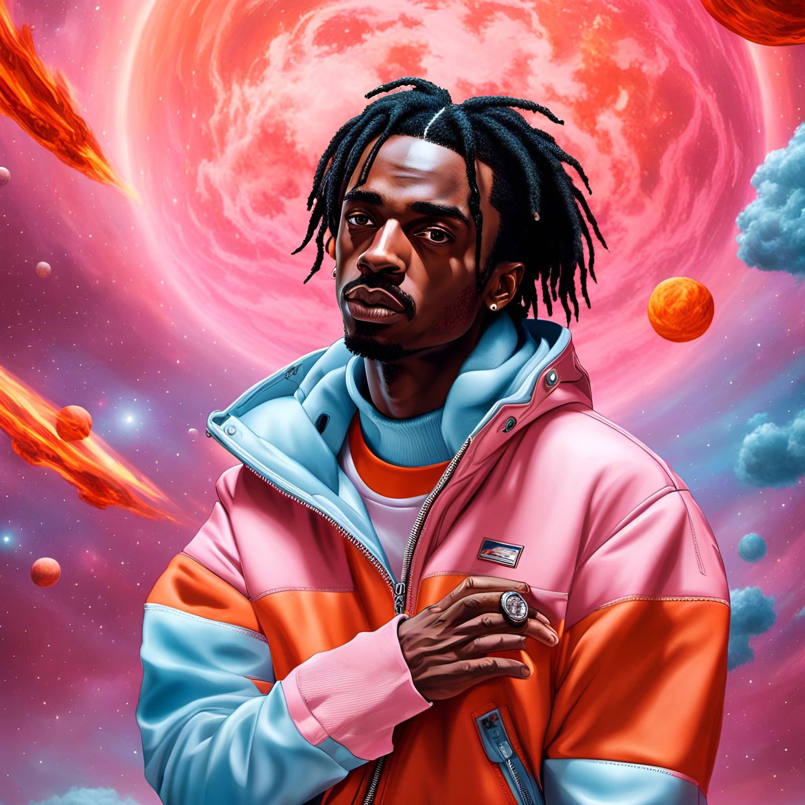 Playboi Carti Drip Check 💧 - AI Generated Artwork - NightCafe Creator