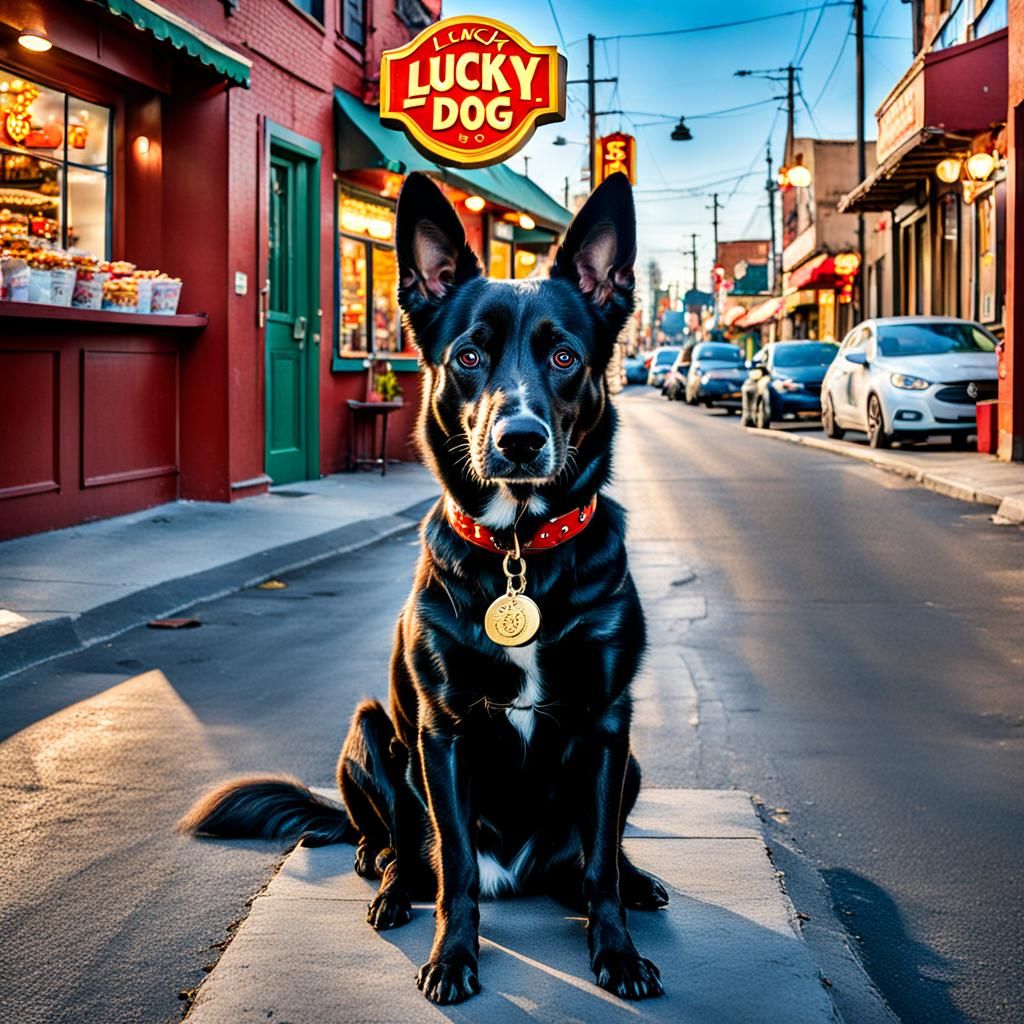 🫗lucky dog - AI Generated Artwork - NightCafe Creator