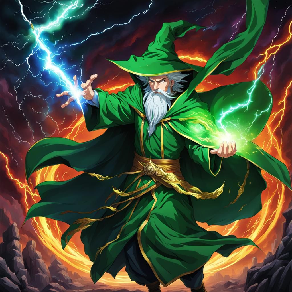Wizard At War - AI Generated Artwork - NightCafe Creator