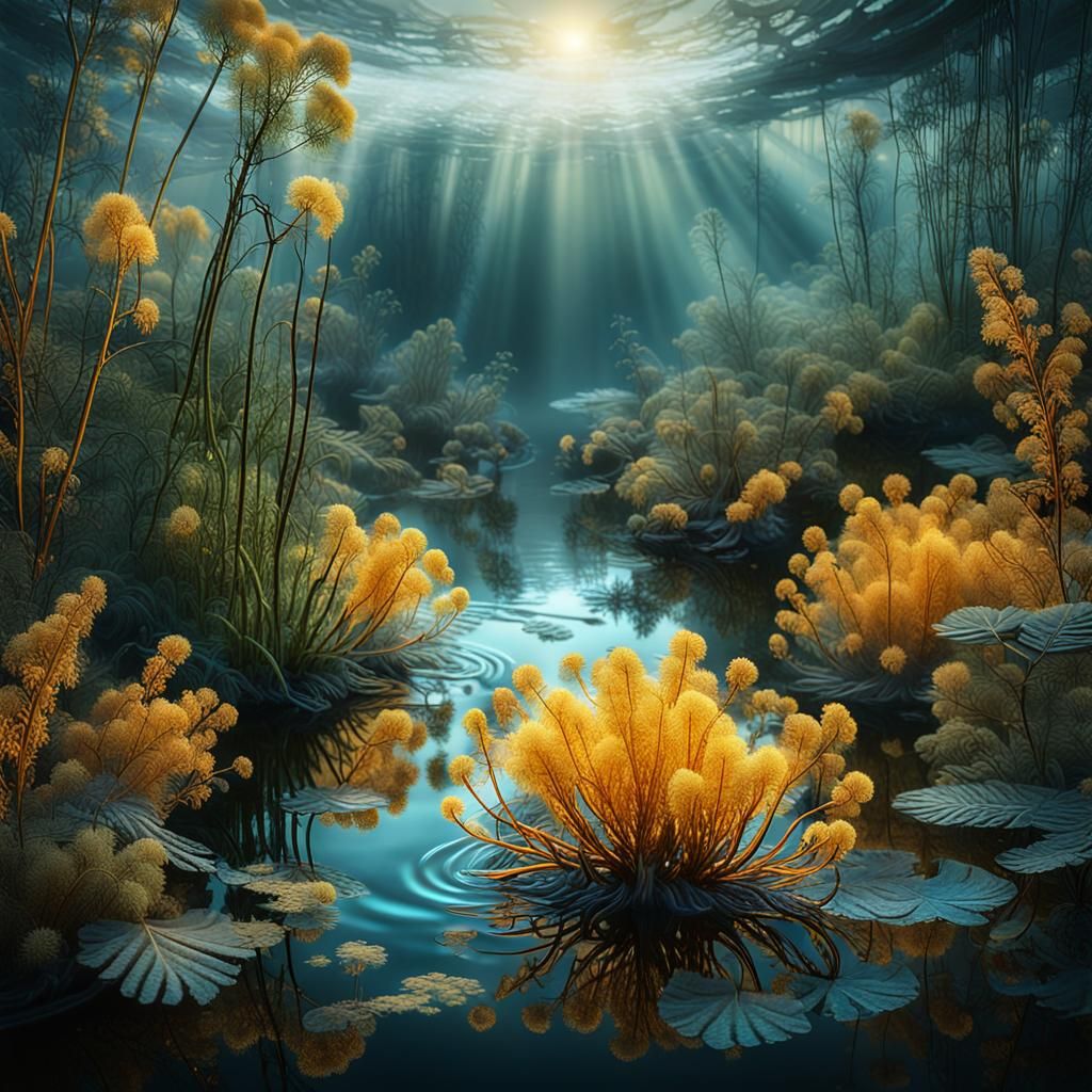 A Magic Spring View. - AI Generated Artwork - NightCafe Creator