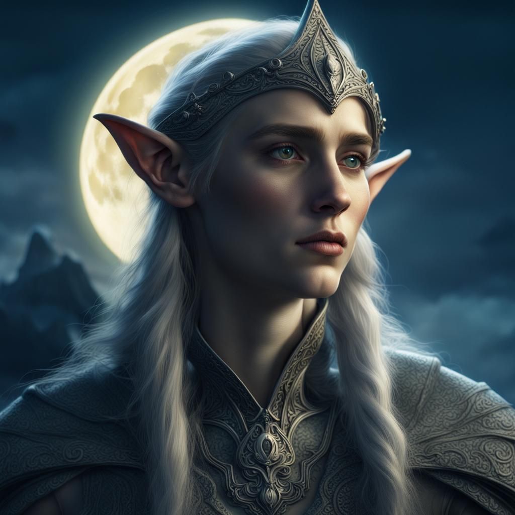 Moonlight Elf - AI Generated Artwork - NightCafe Creator