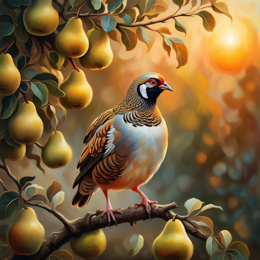 A Partridge In A Pair Tree - Dutch Master Partridge in Soft ...