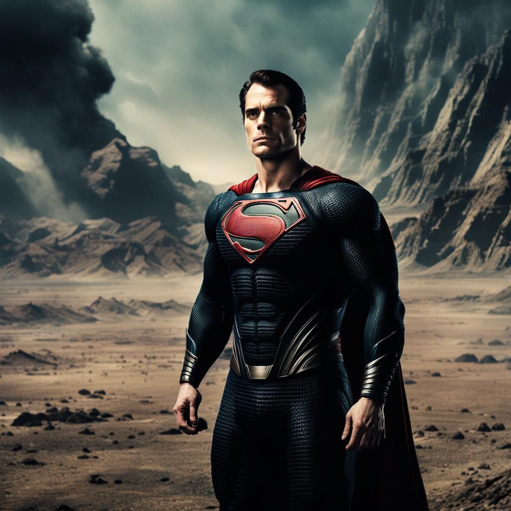 Henry Cavill Black Suit Superman Epic cinematic brilliant stunning ...