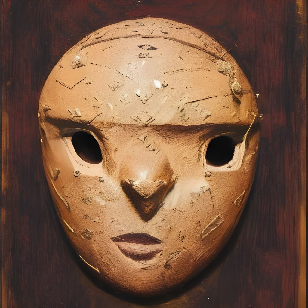 Mask of Distortion - AI Generated Artwork - NightCafe Creator