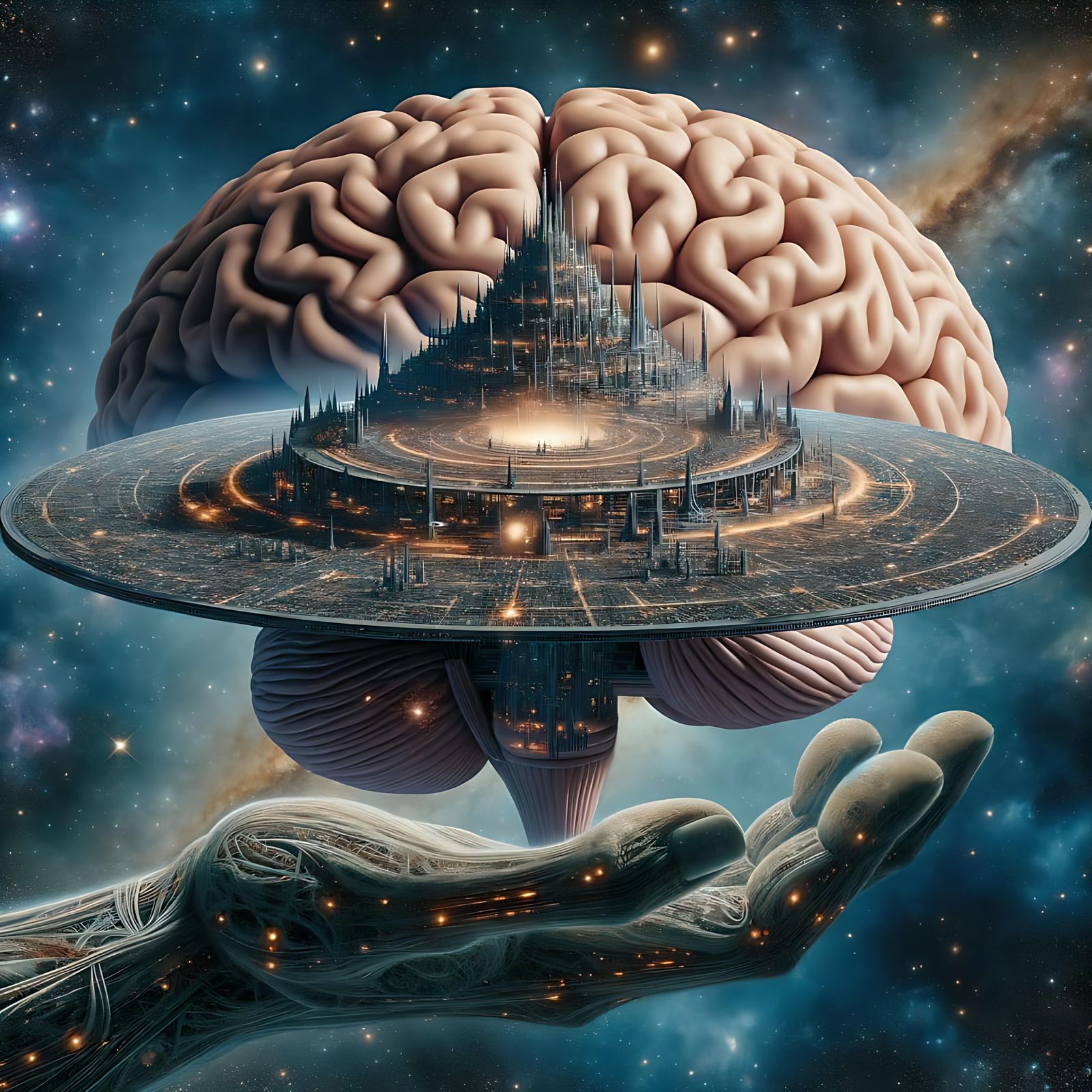 Cosmic Nexus: The Divine Synapse of the Galactic Metropolis - AI ...