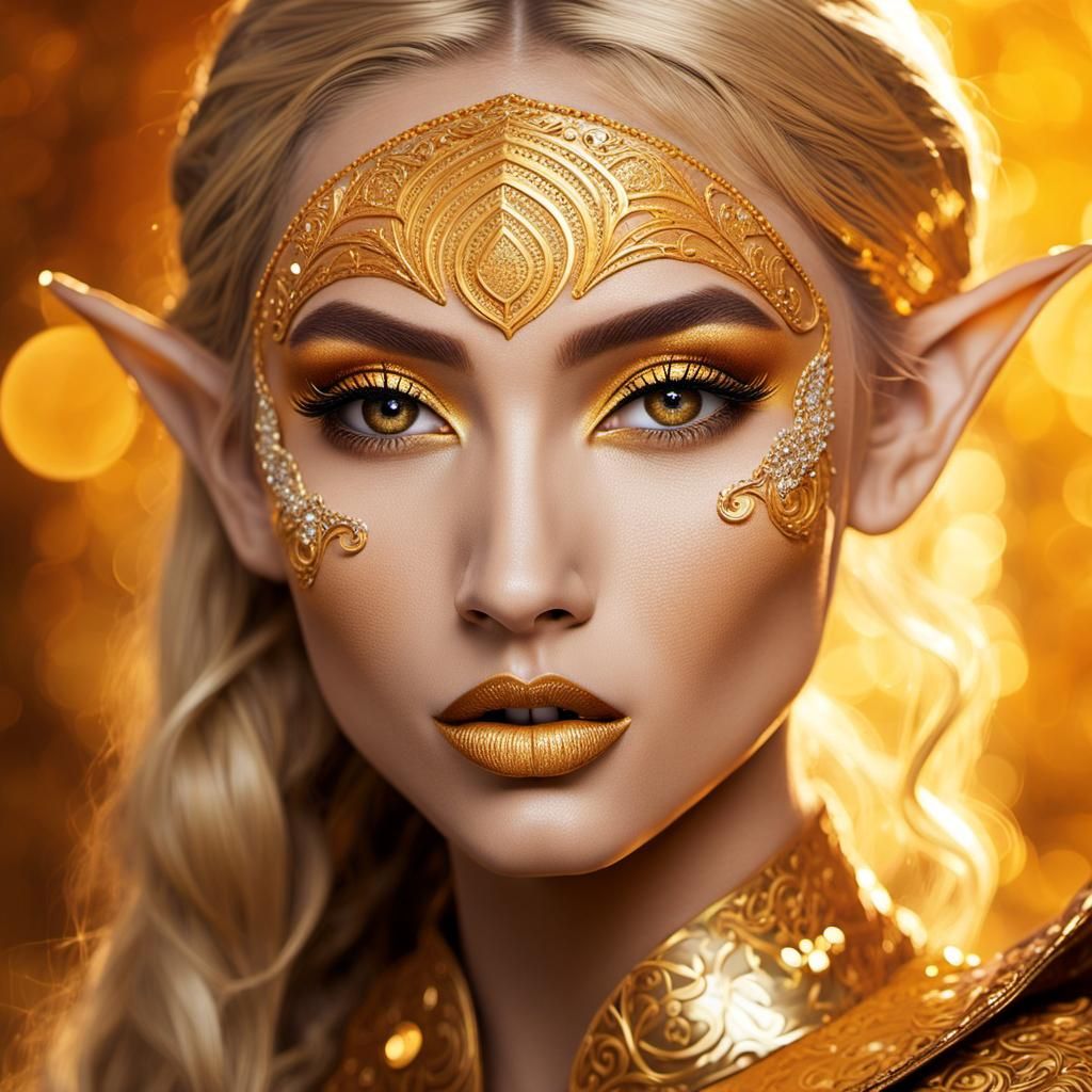 The golden elf - AI Generated Artwork - NightCafe Creator