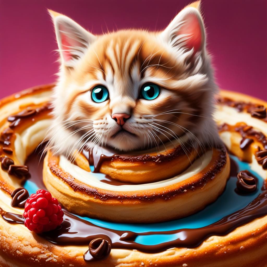 cinnamon cat! - AI Generated Artwork - NightCafe Creator