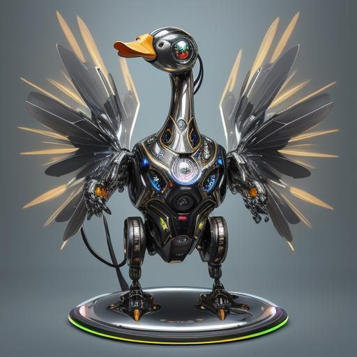 RoboDuck 4 - AI Generated Artwork - NightCafe Creator
