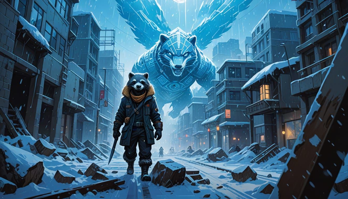 stilvolleBlautöne Glas-Fantasie wirklichsüßerRoboDachs