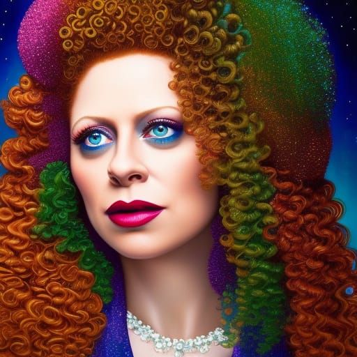 The Too-Tight Perm - AI Generated Artwork - NightCafe Creator