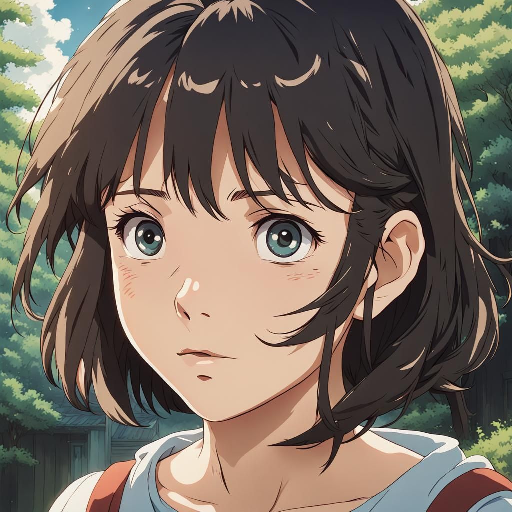 Anime girl, portrait - AI Generated Artwork - NightCafe Creator