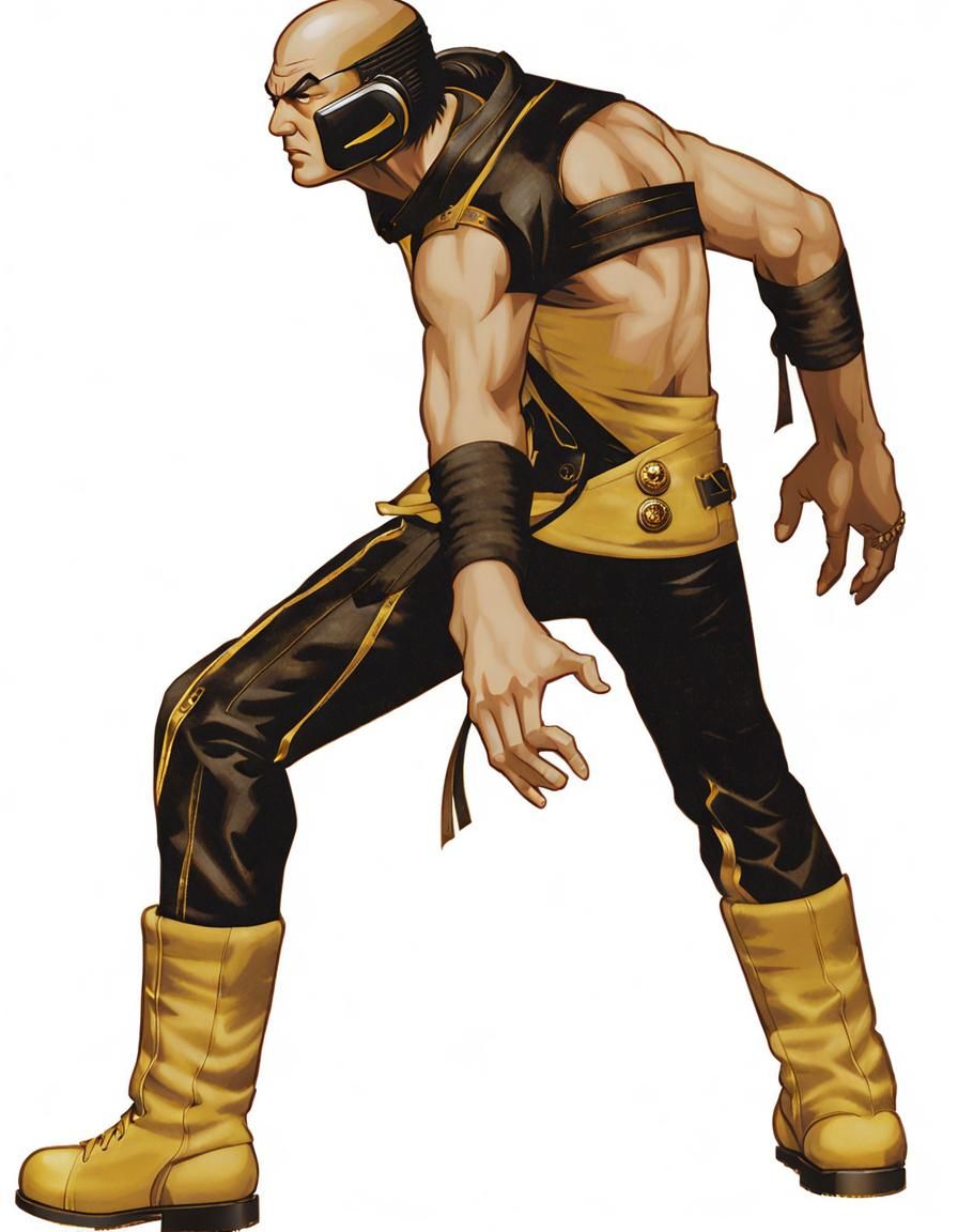 Gordon Liu as Lin from The King of Fighters 2000®, Character Design ...