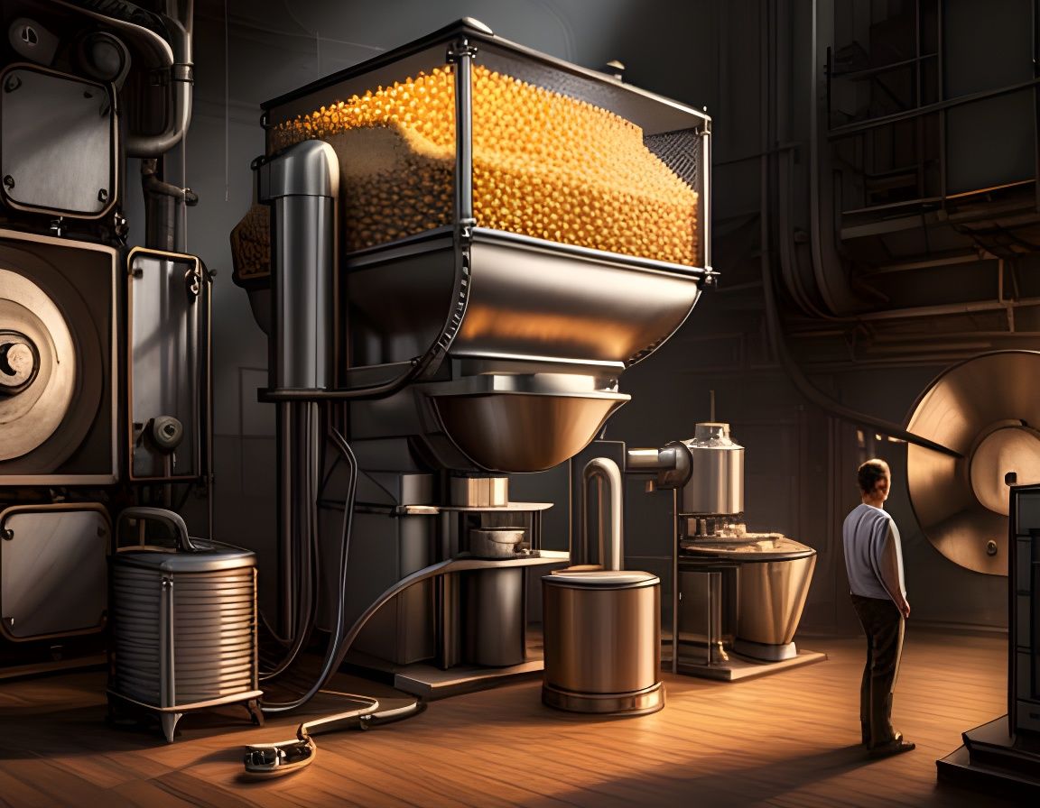 A Giant Industrial Popcorn Maker Powered by Nuclear Energy by Orville ...