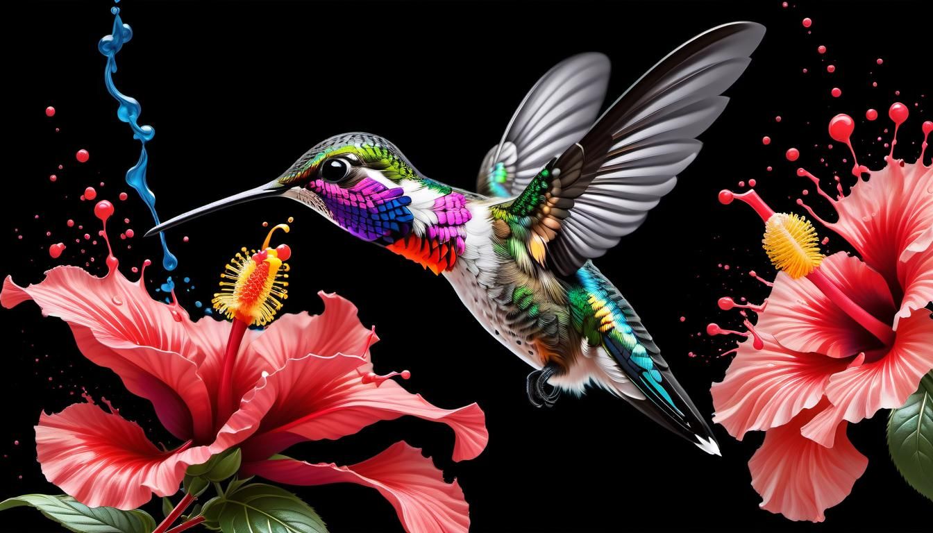 Hummingbird - AI Generated Artwork - NightCafe Creator
