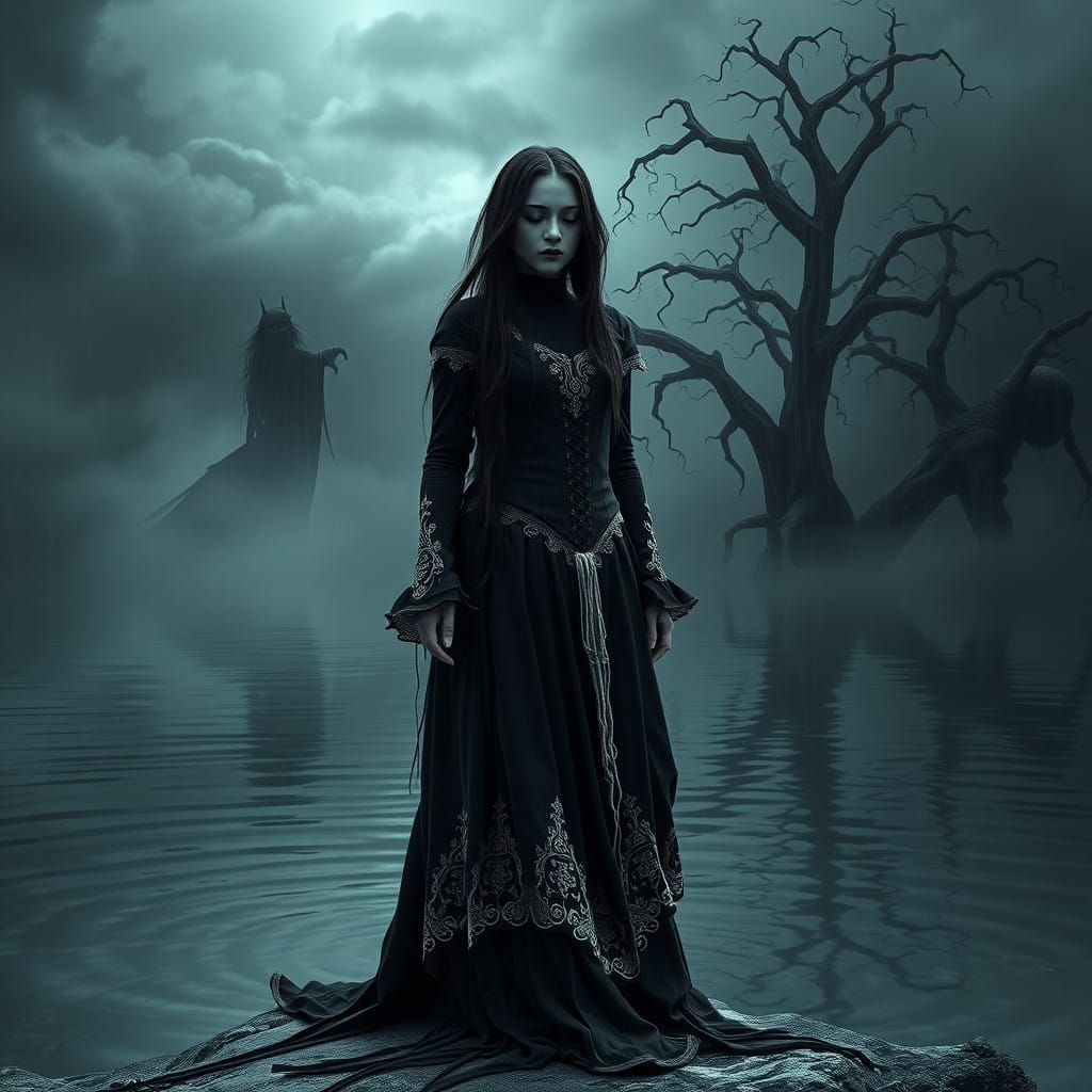 A melancholic gothic maiden or cry me a river 19