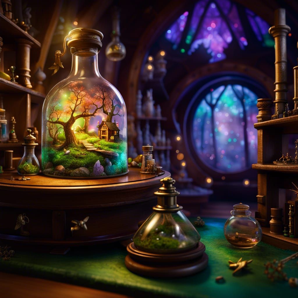 alchemist's flask - AI Generated Artwork - NightCafe Creator