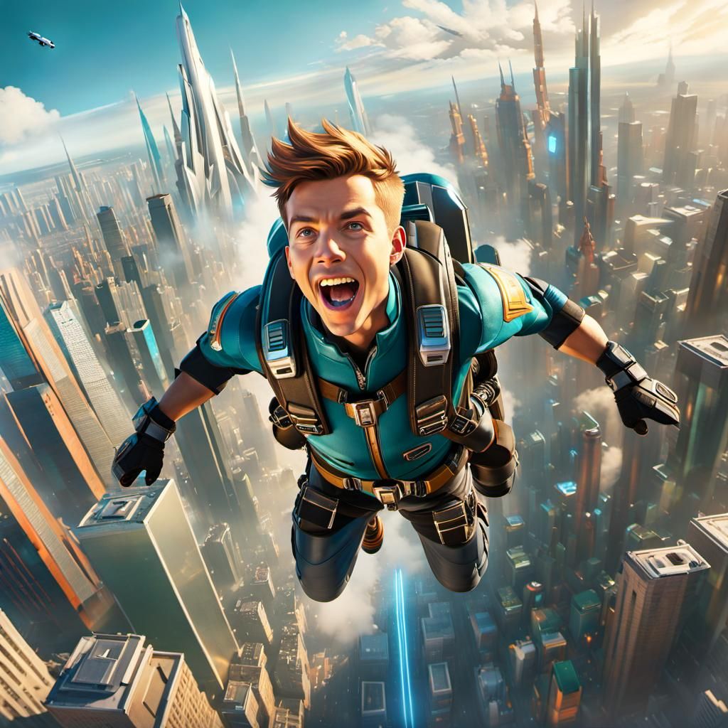 Jetpack Joyride - AI Generated Artwork - NightCafe Creator