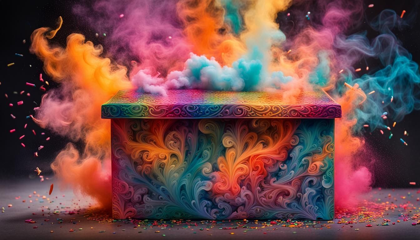 Magic box - AI Generated Artwork - NightCafe Creator