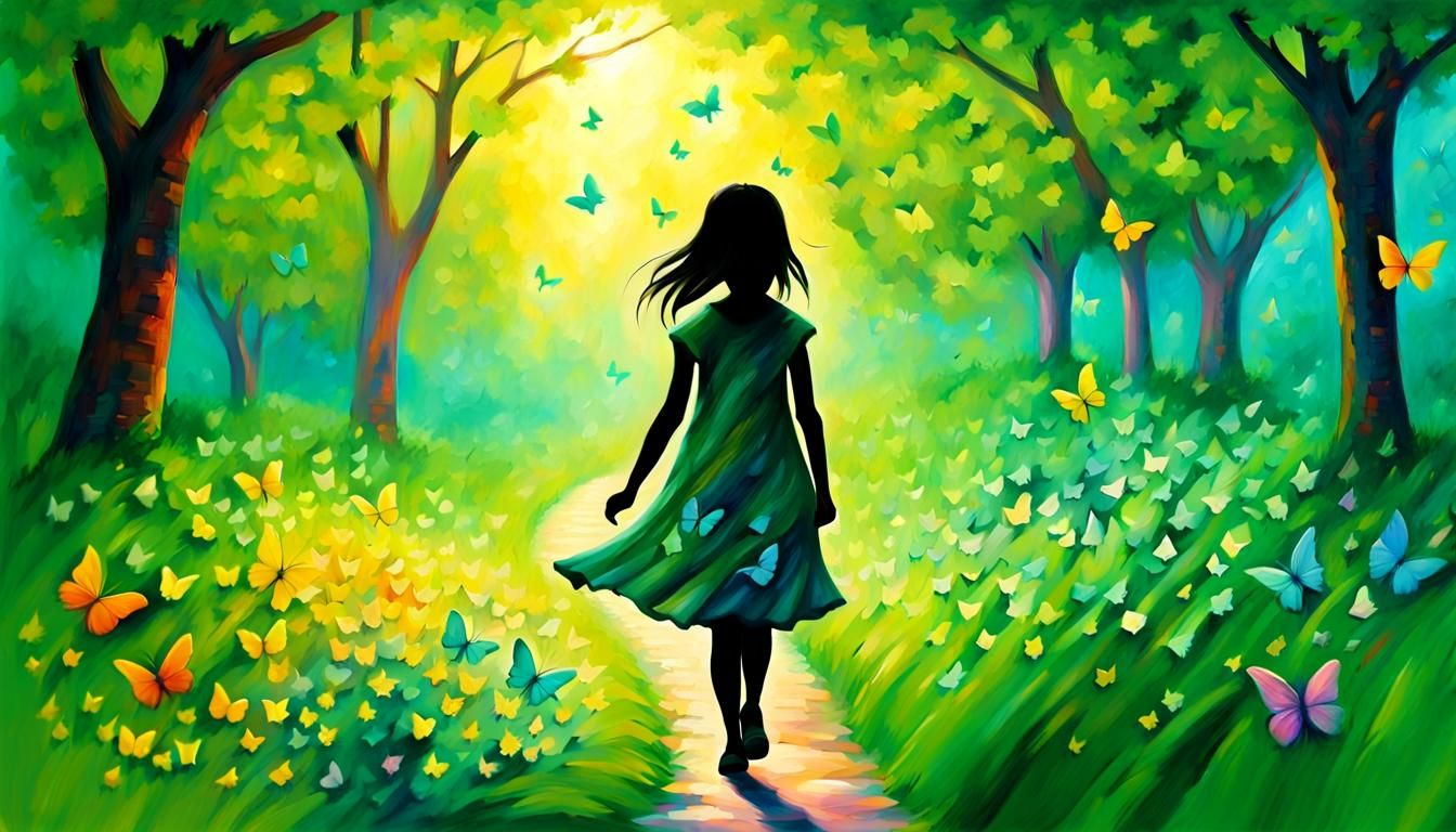 Summer path - AI Generated Artwork - NightCafe Creator