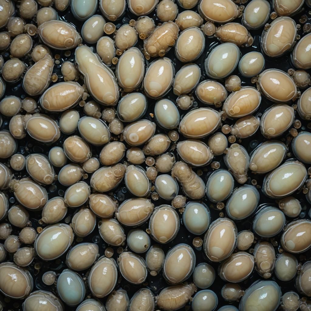 Surrealist Alien Hive Erupts with Bioluminescent W... - AI Art