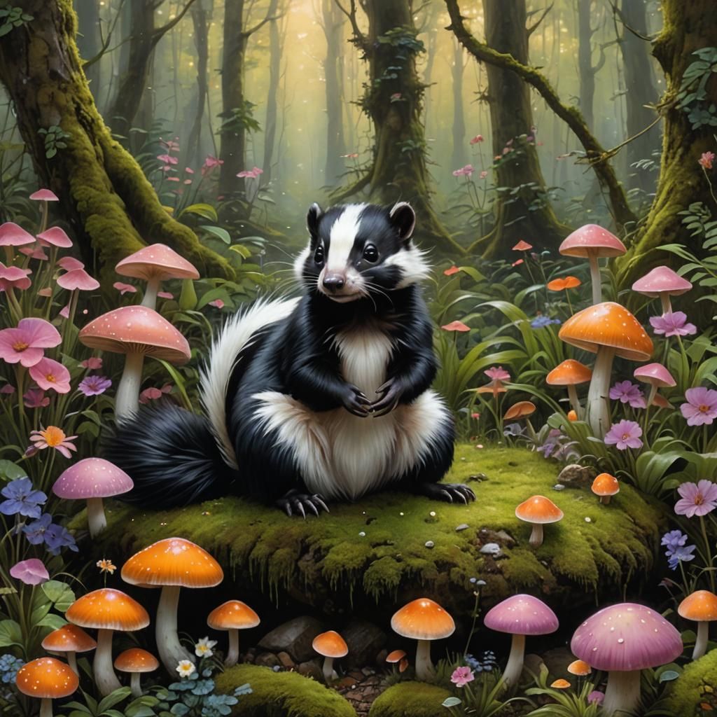 Skunk - AI Generated Artwork - NightCafe Creator