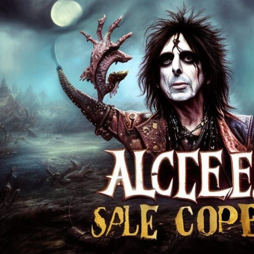 alice cooper album cover - AI Generated Artwork - NightCafe Creator