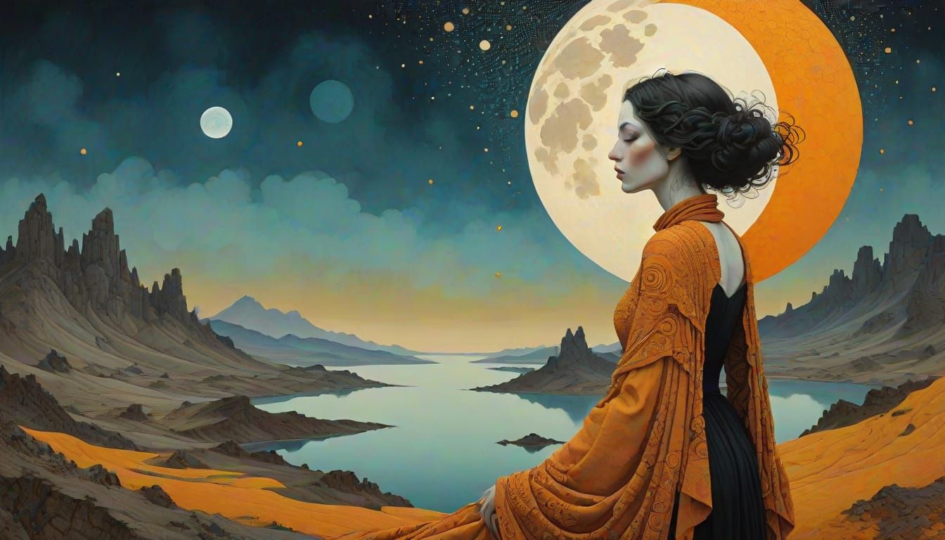 Atmospheric masterpiece Surreal eerie sky